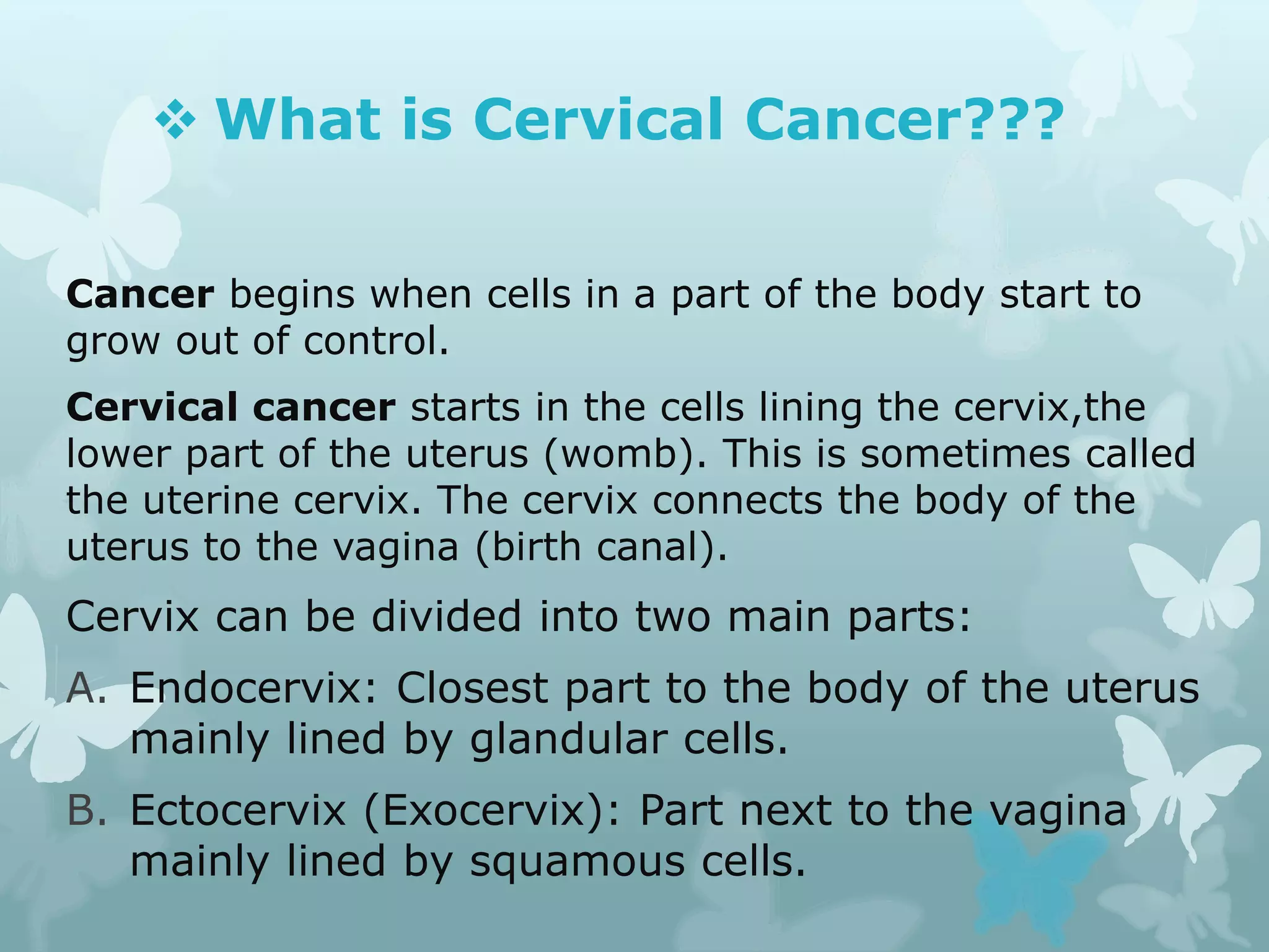 CA Cervix | PPTX
