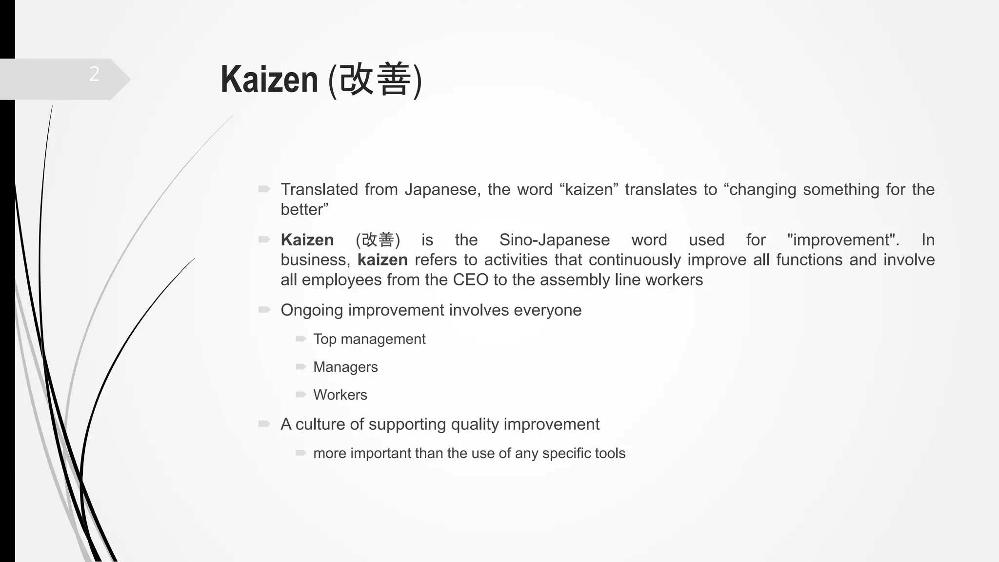 kaizen presentation | PPTX