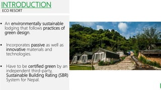 Thesis Topic presentation on Eco Resort and Adventure Camp | PPTX