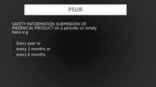 Topic – PSUR by Sourav Chander.pptx
