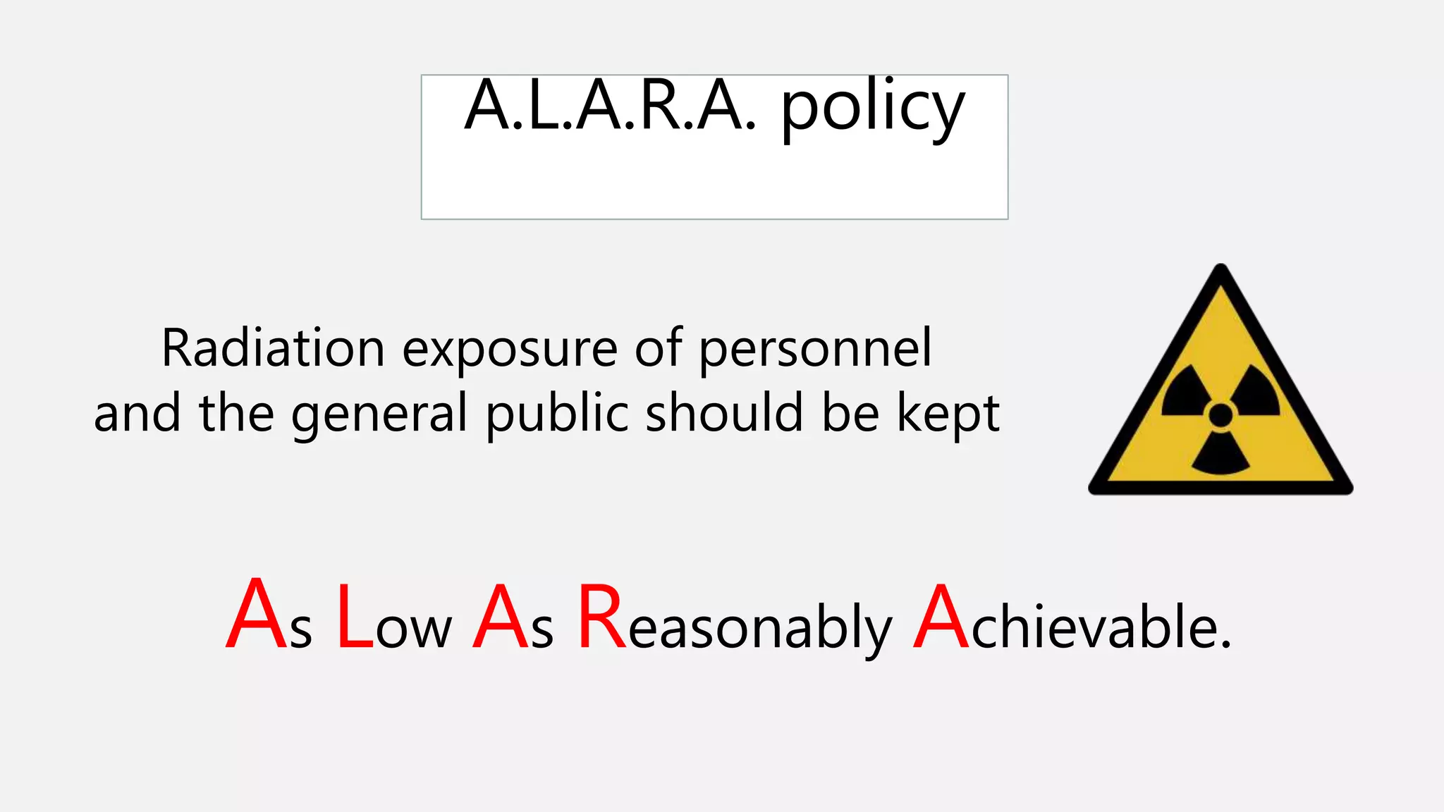 Topic radiation safety | PPTX
