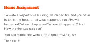 Topic report writing | PPT