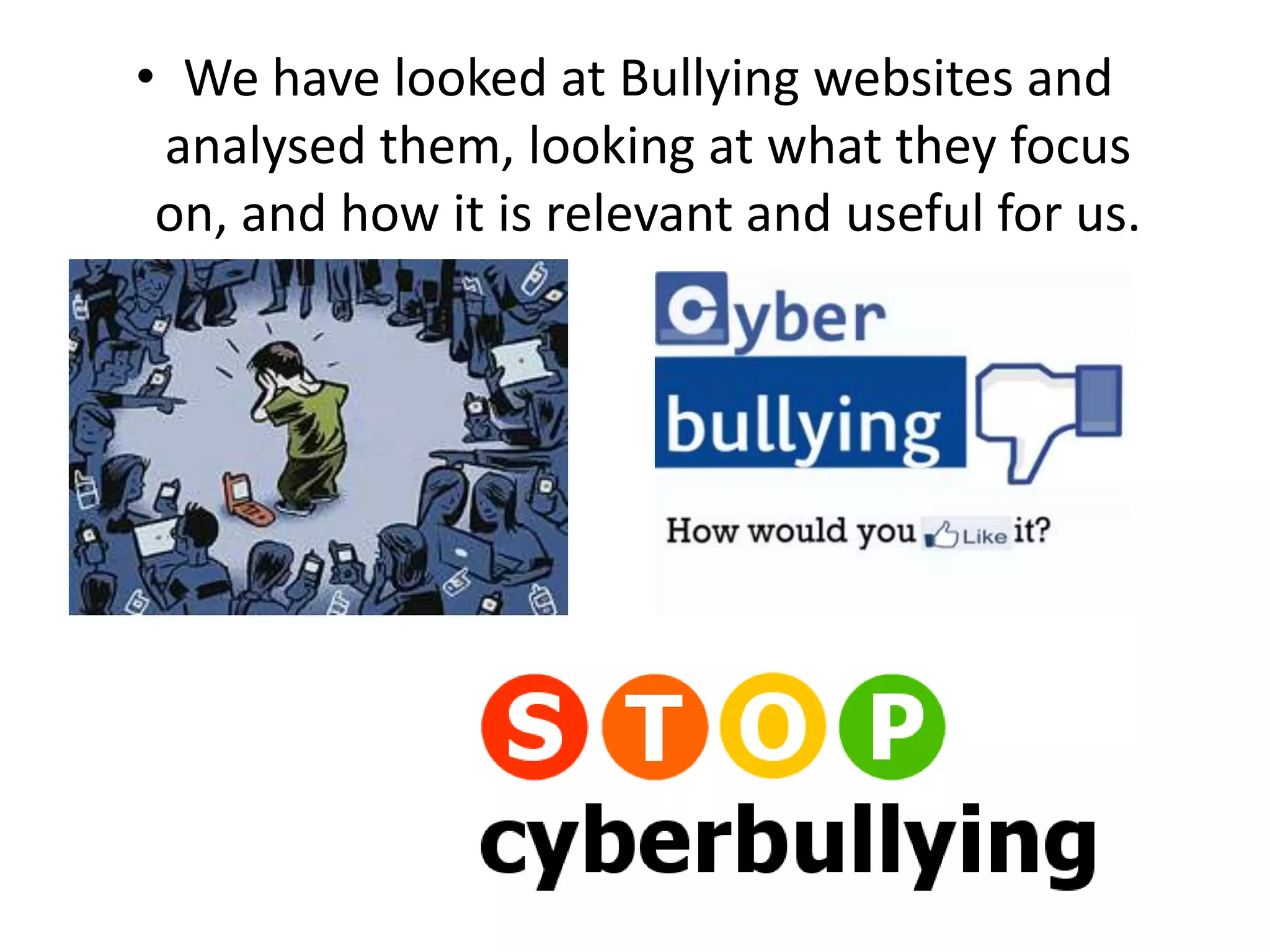 Topic research cyber bullying-1 | PPT