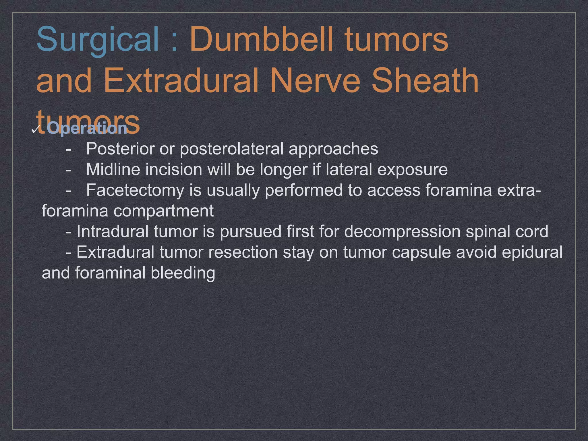 Topic review spinal cord tumor new | PPTX