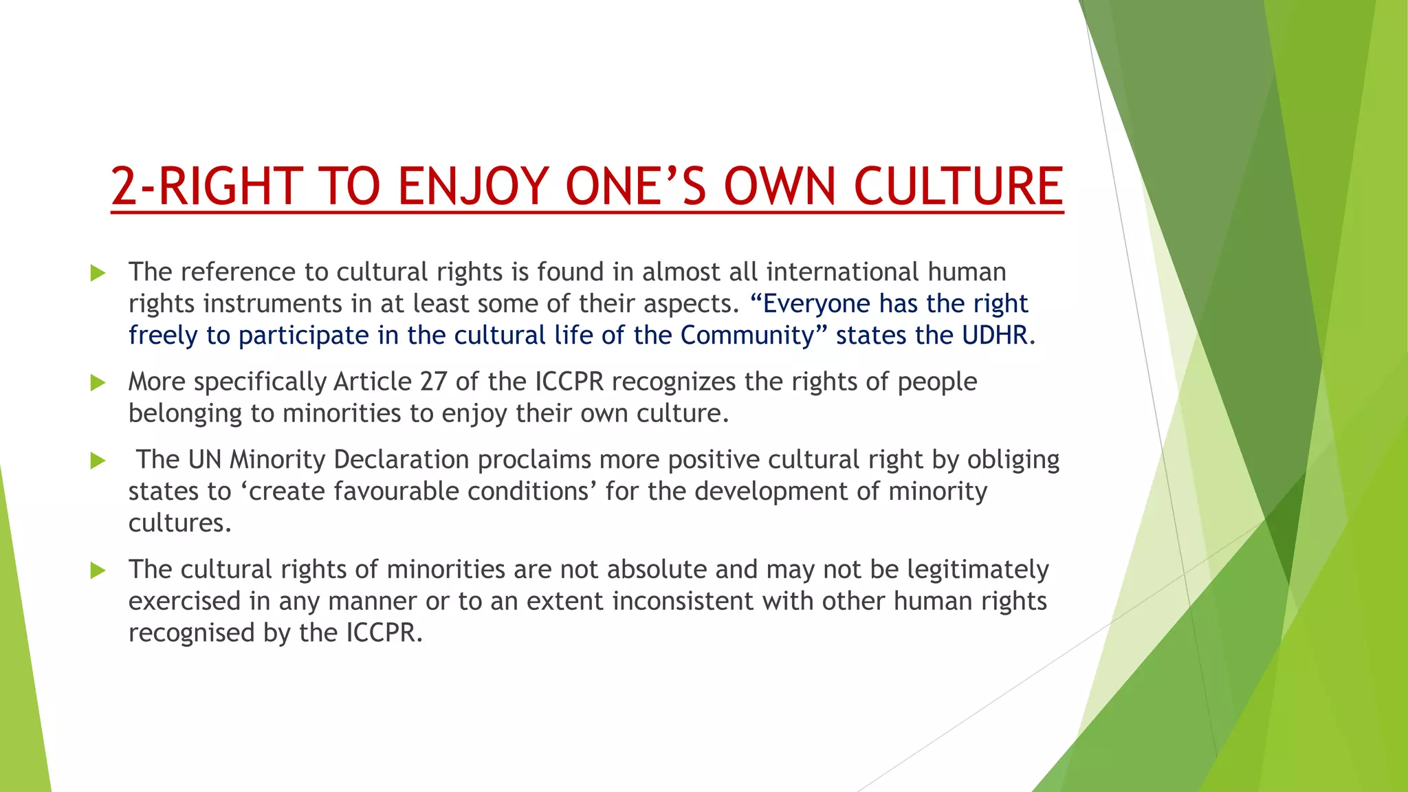 TOPIC – RIGHTS OF MINORITIES UNDER INTERNATIONAL LAW.pptx