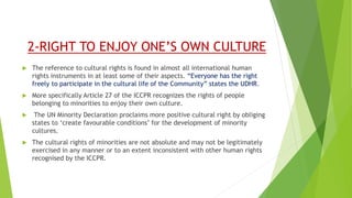 TOPIC – RIGHTS OF MINORITIES UNDER INTERNATIONAL LAW.pptx