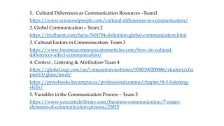 global leadership and communication links | PPTX