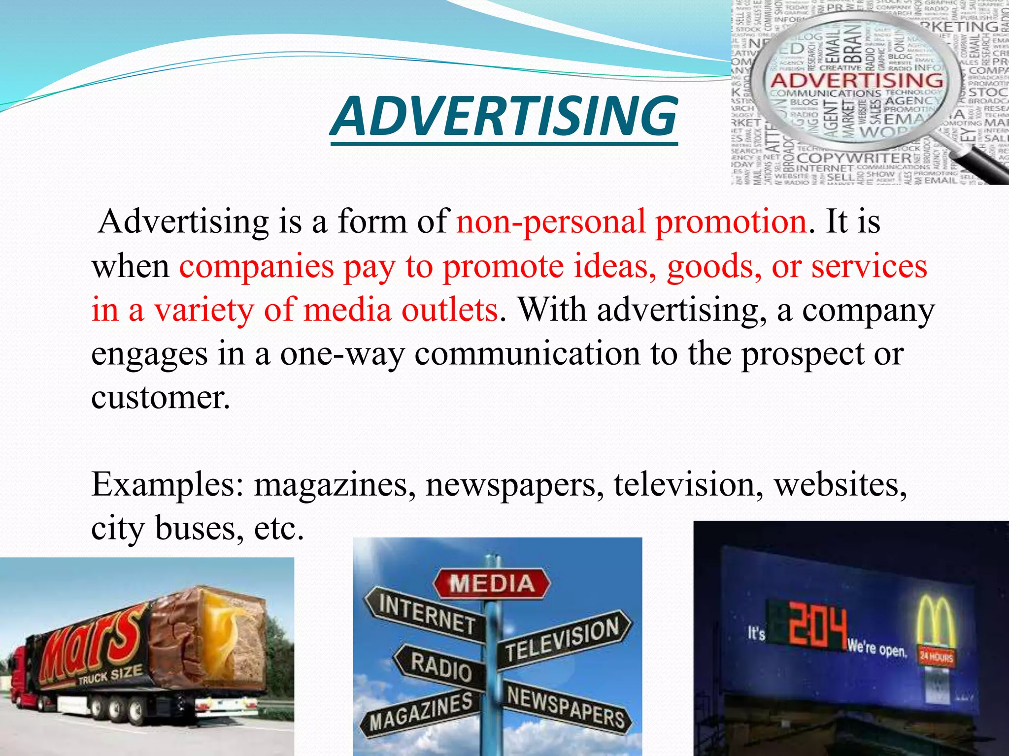 Topic sales promotion sales promotion mix kinds of promotion | PPTX