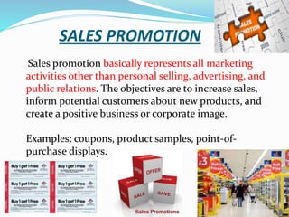 Topic sales promotion sales promotion mix kinds of promotion | PPTX
