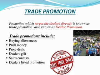 Topic sales promotion sales promotion mix kinds of promotion | PPTX