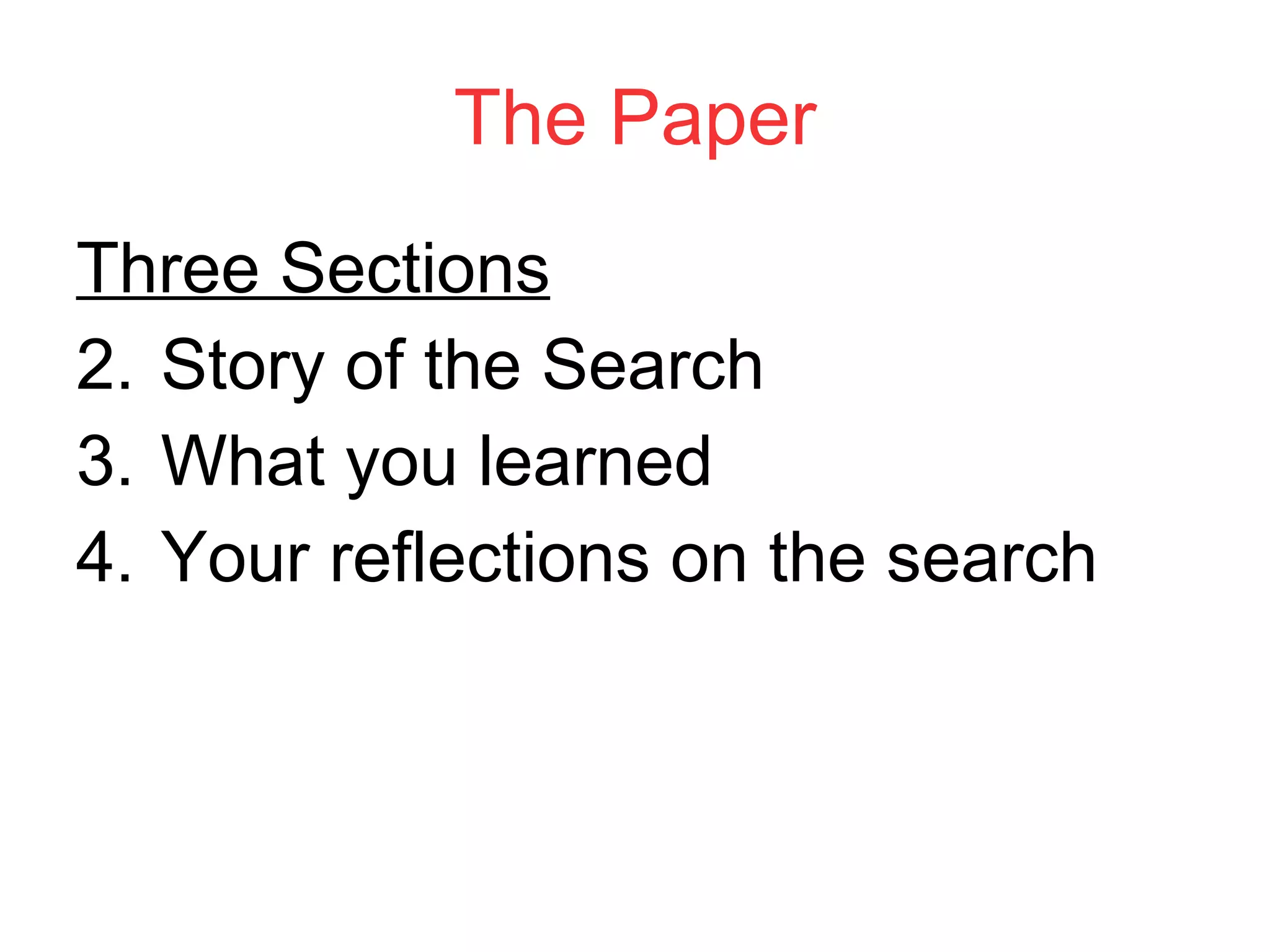 I-Search Papers | PPT