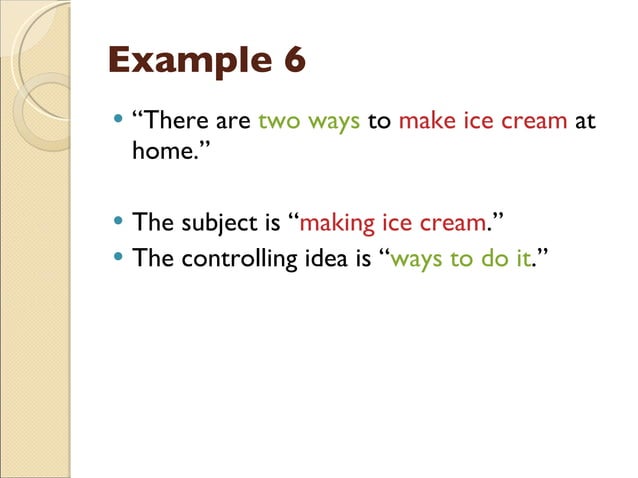 Topic Sentences | PPT