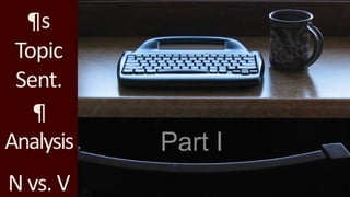 Topic sentences paragraph writing patterns | PPT