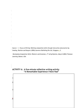 Topic sentence & supporting details | DOC