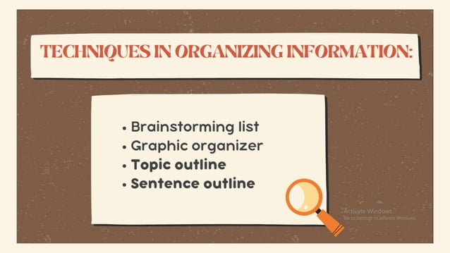 TOPIC SENTENCE ( TOPIC OUTLINE AND SENTENCE OUTLINE.pdf