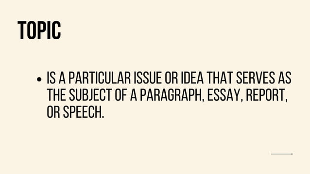 TOPIC SENTENCE ( TOPIC OUTLINE AND SENTENCE OUTLINE.pdf