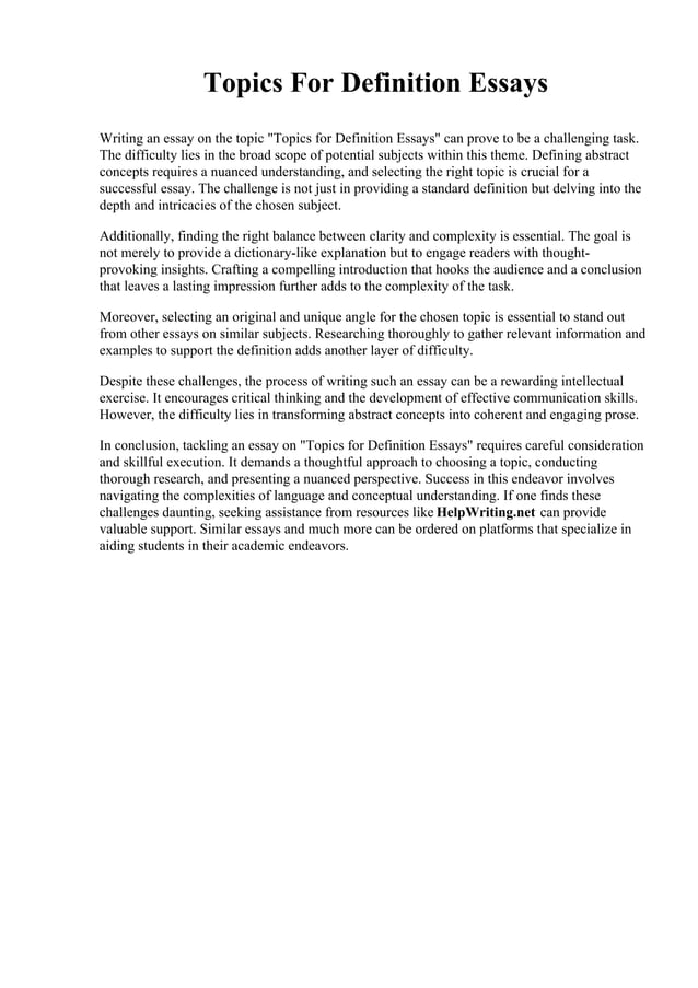 Topics For Definition Essays.pdf