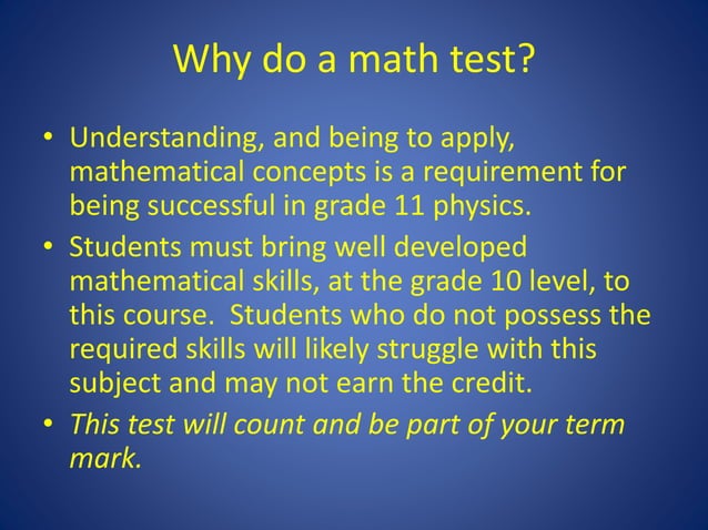 Academic class math topics | PPT