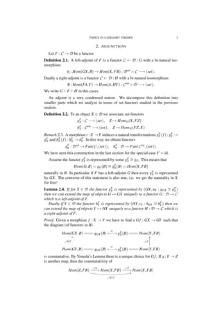 Topics in Category Theory | PDF