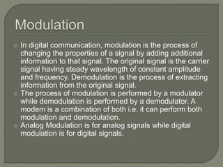 Topics in digital communication | PPTX