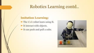 Topics in robotics | PPTX
