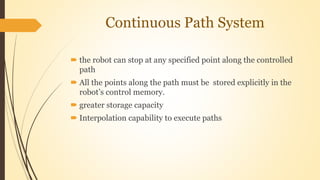 Topics in robotics | PPTX