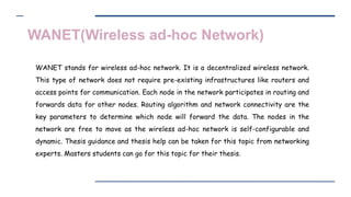 Topics in wireless communication for project and thesis | PPT