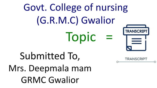 Topic = transcript.pptx