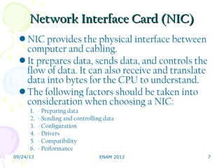 NETWORK COMPONENTS | PPT
