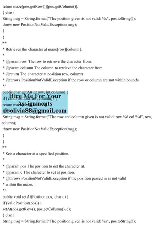 Topic Use stacks to solve Maze. DO NOT USE RECURSION. And do not us.pdf