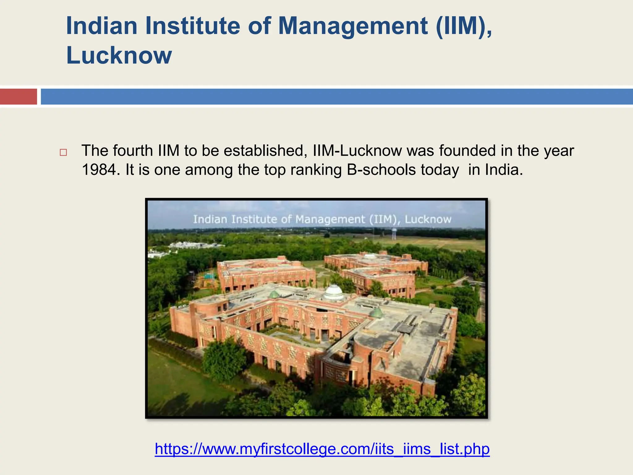 Top IIT and IIM and Best Indian Universities My First College.pptx