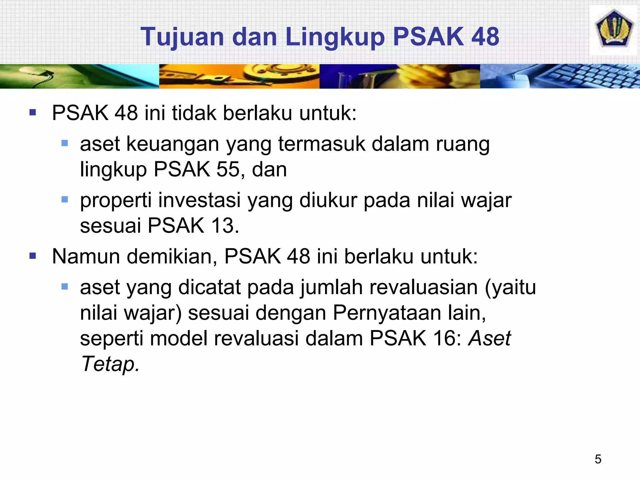 PSAK-48- IAS 36: Impairment -ias-36 | PPTX