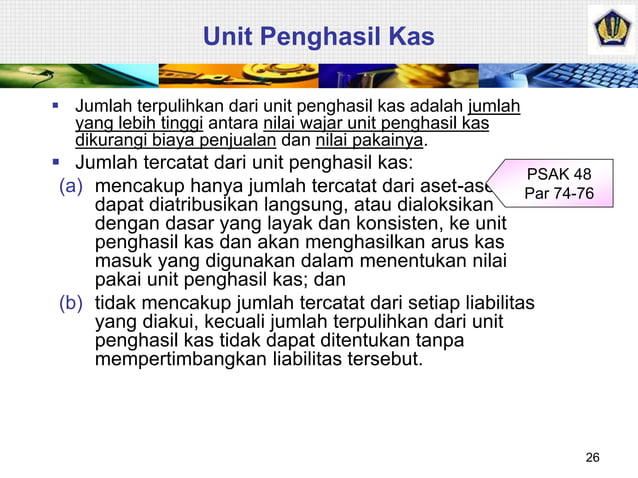 PSAK-48- IAS 36: Impairment -ias-36 | PPTX