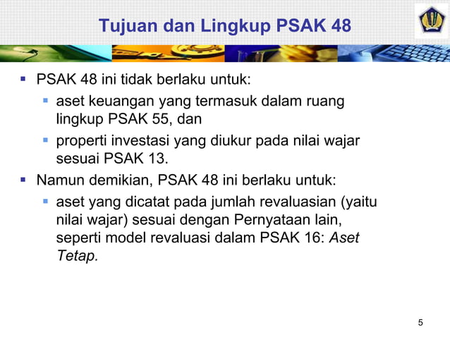 PSAK-48- IAS 36: Impairment -ias-36 | PPTX