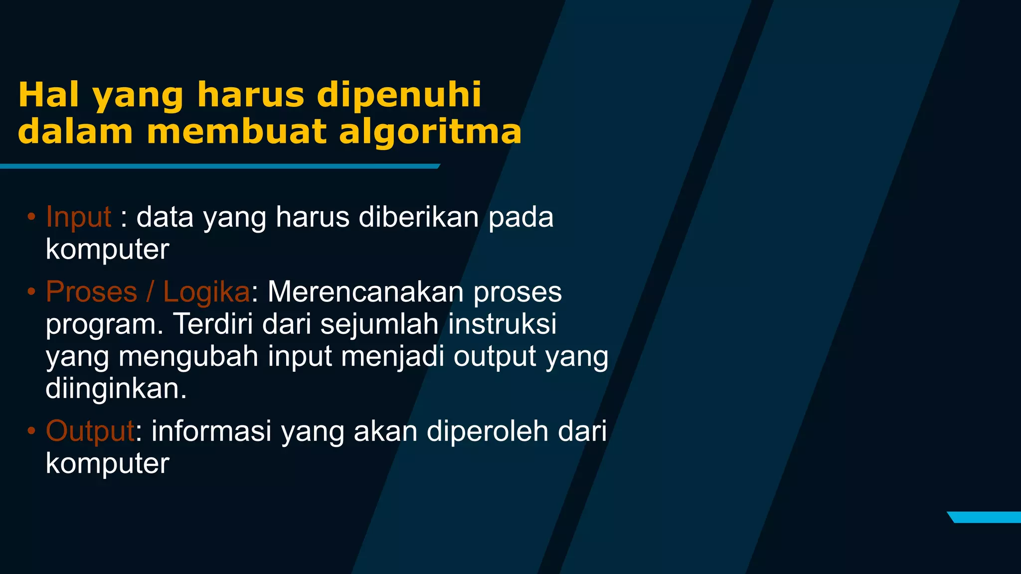 Topik 1(pengantar algoritma) | PPTX