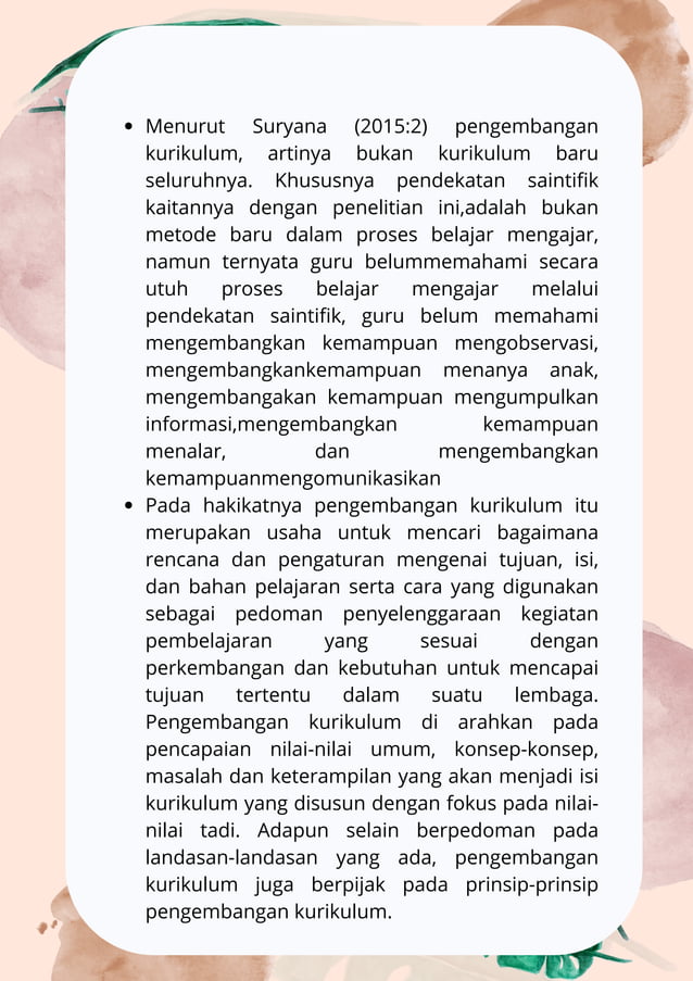 Topik 1. Mulai Dari Diri perancangan pengembangan kurikulum | PDF