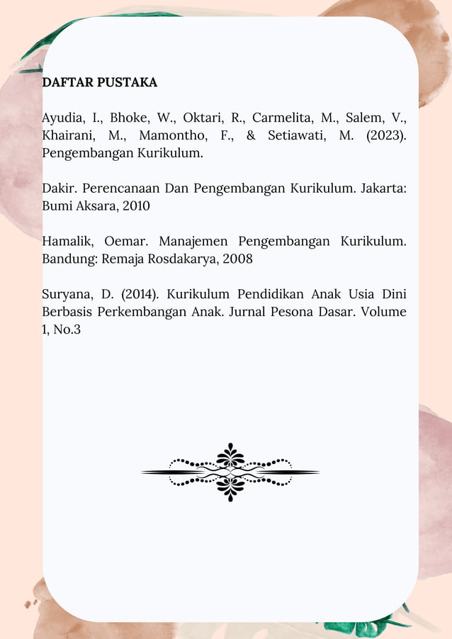 Topik 1. Mulai Dari Diri perancangan pengembangan kurikulum | PDF