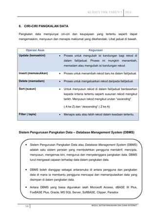 Topik 1 pengenalan kepada pangkalan data | PDF