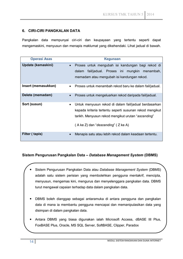 Topik 1 pengenalan kepada pangkalan data | PDF