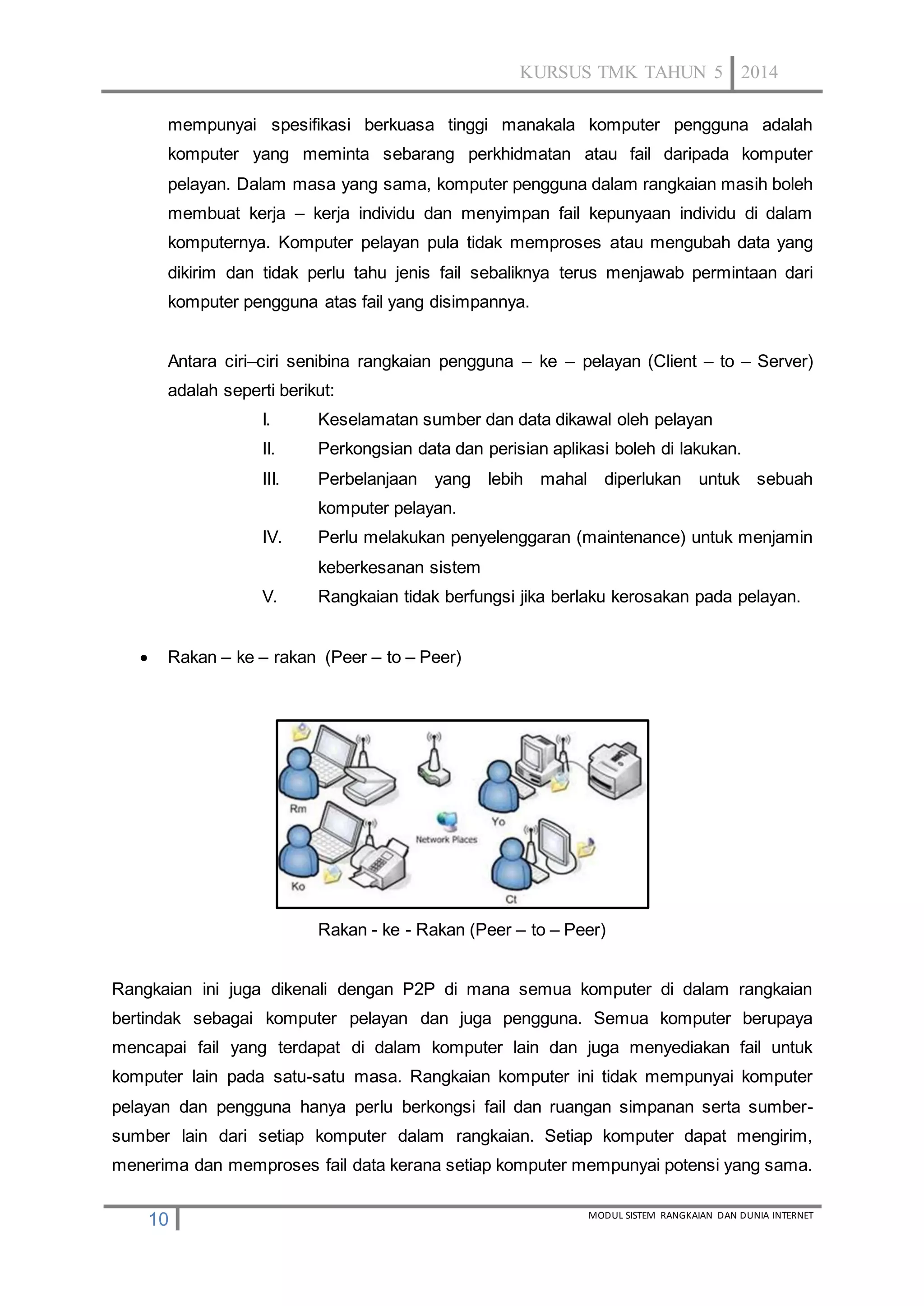 Topik 1 pengenalan kepada rangkaian | DOCX