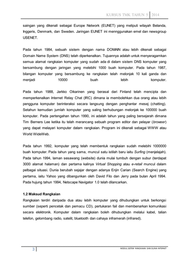 Topik 1 pengenalan kepada rangkaian | DOCX