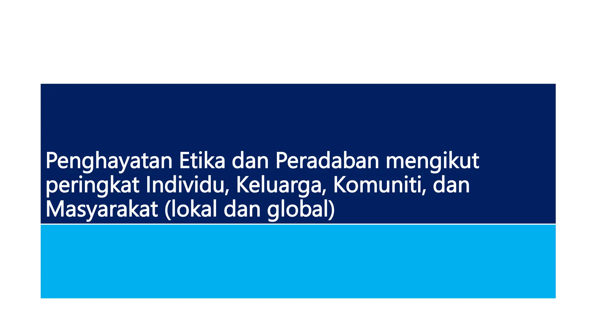Topik 1 - Pengenalan Penghayatan Etika dan Peradaban Acuan Malaysia.pptx