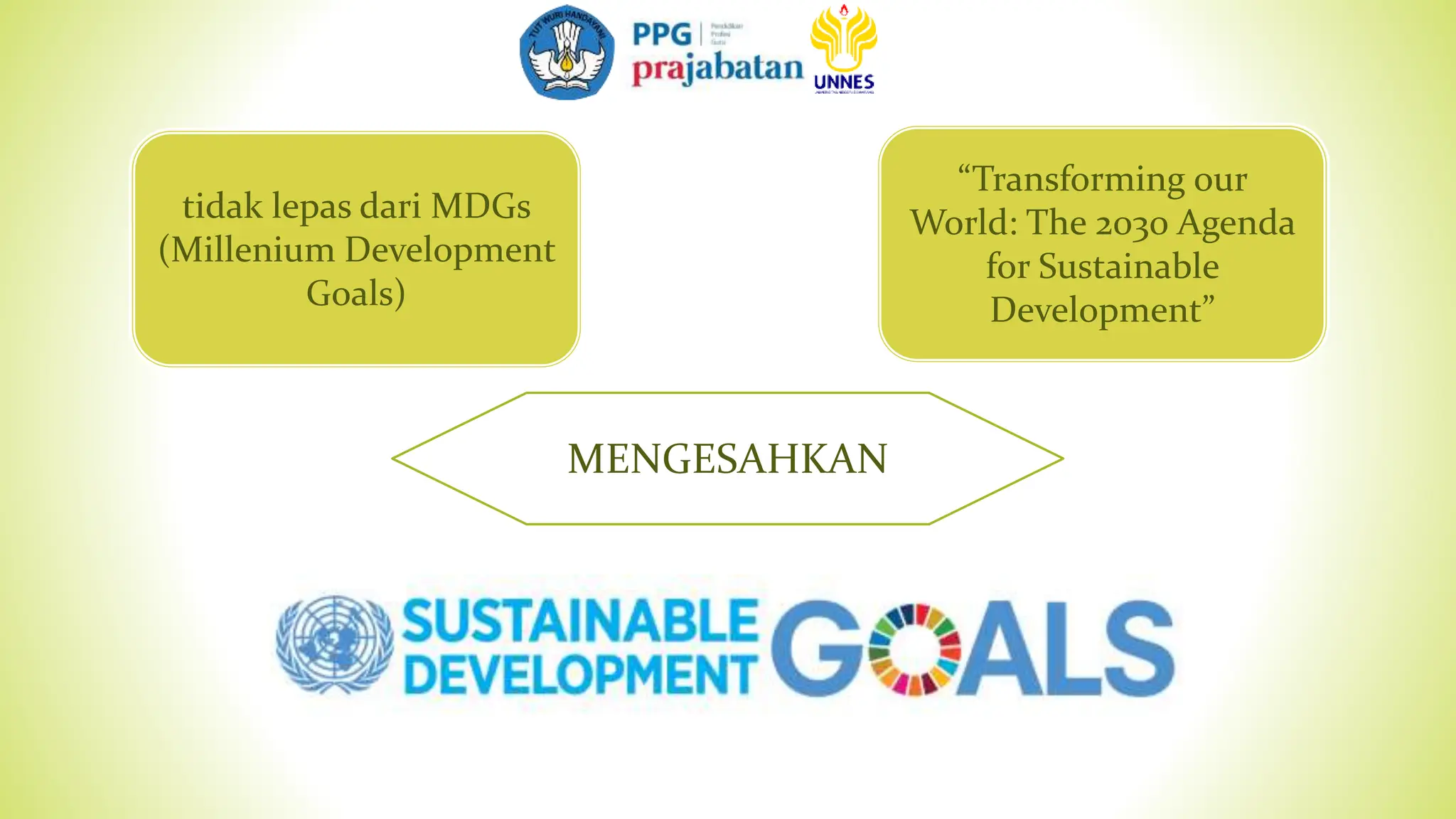 Topik 1 - SDGs - Pendidikan Berkelanjutan | PPTX