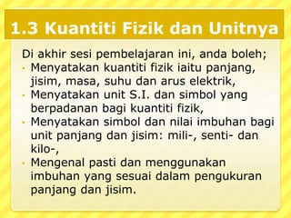 Topik 1 Pengenalan kepada Sains_bahagian 1 | PPT