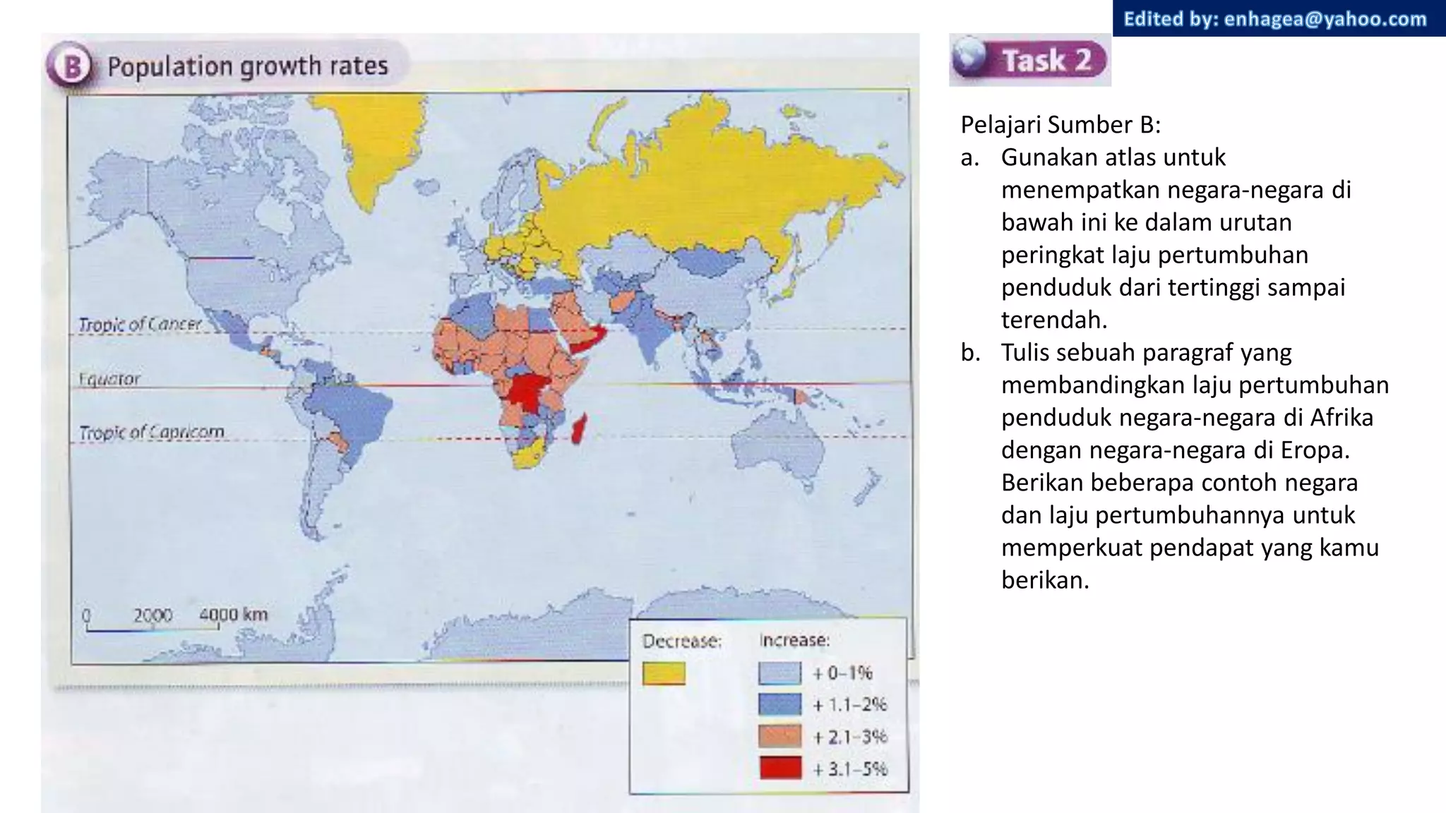 Topik 1 pertumbuhan penduduk igcse cambridge nhuda | PDF