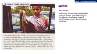 Topik 1 pertumbuhan penduduk igcse cambridge nhuda | PDF