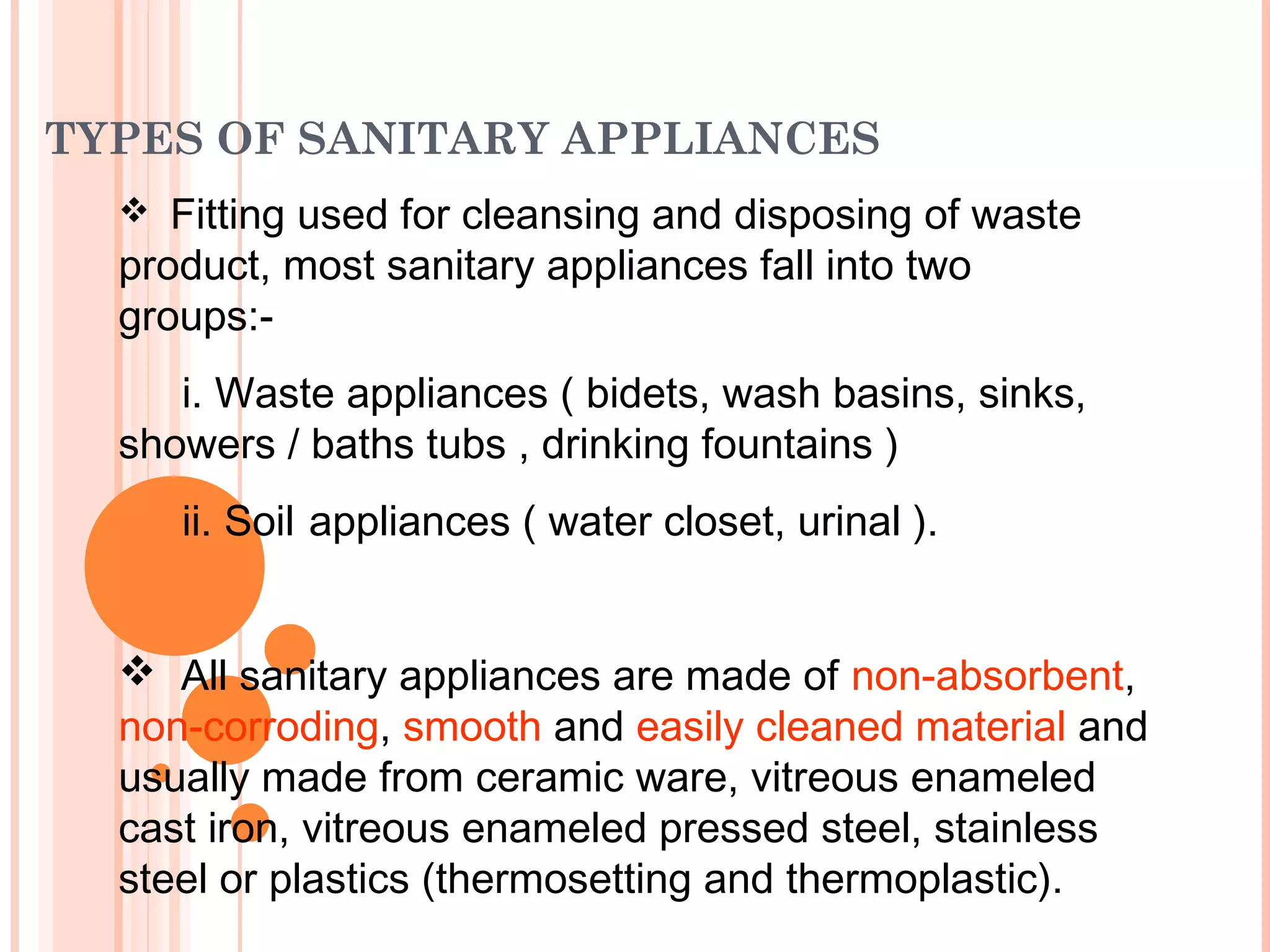 Topik 1 sanitary appliances | PPT