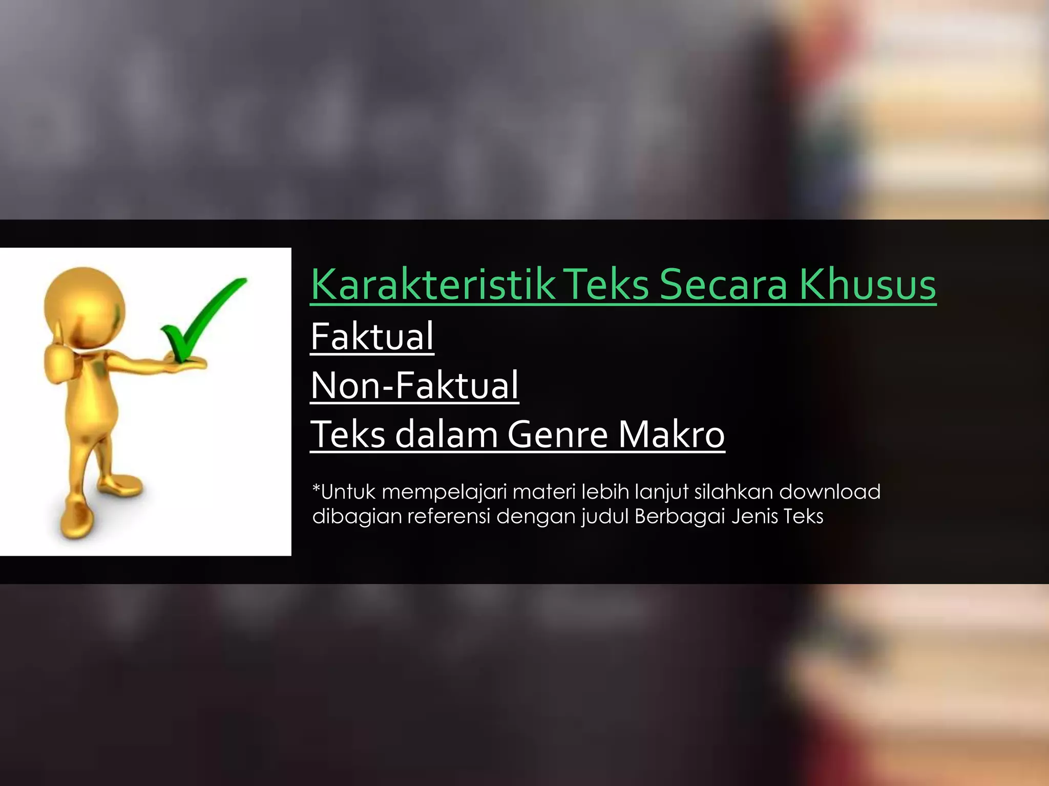 Jenis-jenis Teks | PPTX