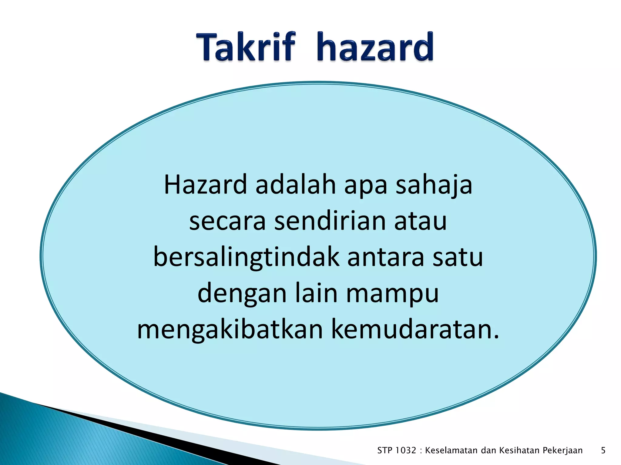 Topik 2 hazard dan risiko | PDF