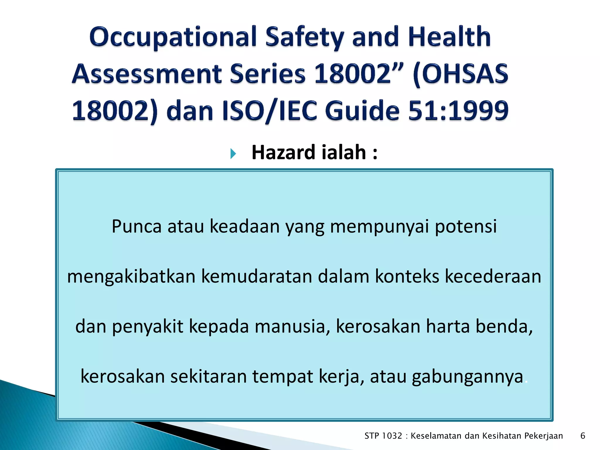Topik 2 hazard dan risiko | PDF